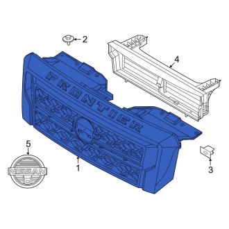 Nissan Frontier Replacement Grilles - Moldings, Brackets | CARiD