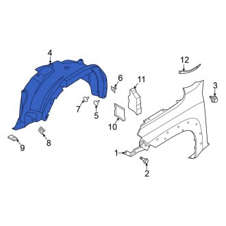 Nissan Frontier Inner Fenders - Wells, Liners, Shields | CARiD