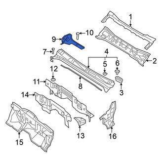 Nissan Frontier Cowl Panels & Parts | Vent Grills — CARiD.com