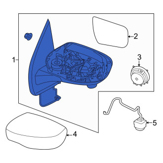 Nissan Frontier OEM Mirrors | Towing, Side & Rear View — CARiD.com