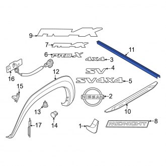 Nissan Frontier OEM Trunks & Parts - Lids, Rear Panels | CARiD