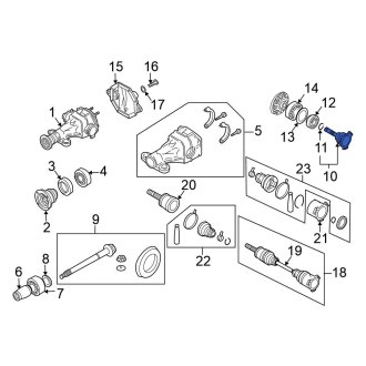 Nissan 350Z Driveshaft Yokes | Slip, Flange, Pinion Yokes — CARiD.com