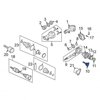 Nissan 350Z Driveshaft Yokes | Slip, Flange, Pinion Yokes — CARiD.com