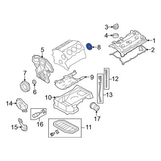Nissan 370Z OEM Engine Parts | Rebuild Kits, Pistons — CARiD.com