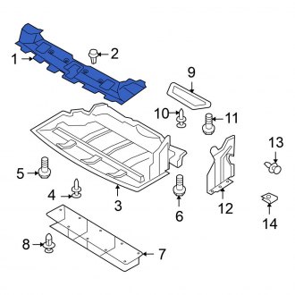 Nissan 370Z Radiator Support Covers — CARiD.com