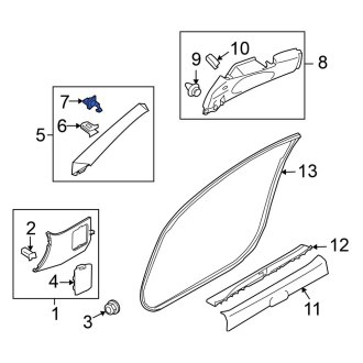 Nissan 350Z OEM Roofs & Parts | Panels, Drip Rails — CARiD.com