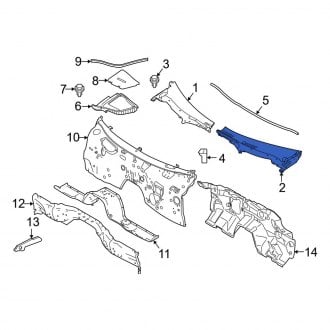 Nissan Z Cowl Panels & Parts - Vent Grills | CARiD