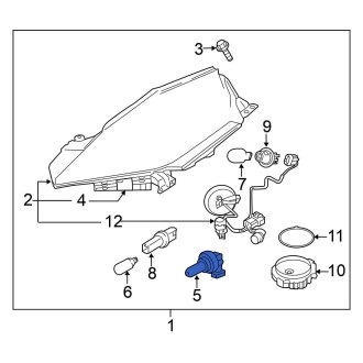 Nissan Kicks OEM Headlight Components — CARiD.com