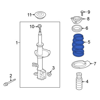 Nissan Leaf OEM Suspension Parts - Shocks, Struts | CARiD