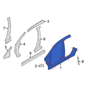 Nissan Leaf Body Tubs & Side Panels | CARiD