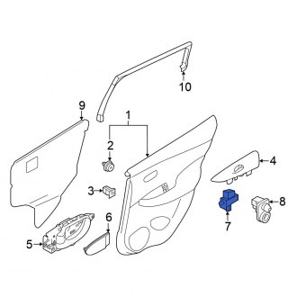 Nissan Sentra OEM Window Parts | Visors, Regulators — CARiD.com