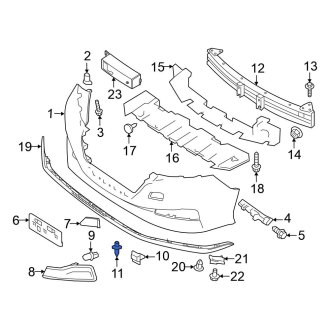Nissan GT-R Bumper Brackets & Hardware | Front, Rear — CARiD.com