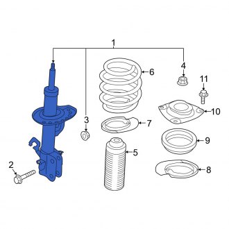 Nissan Leaf OEM Suspension Parts - Shocks, Struts | CARiD