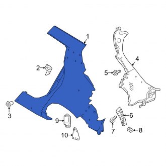 Nissan Leaf OEM Quarter Panels & Parts - Rear & Front | CARiD