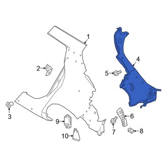 Nissan Leaf OEM Quarter Panels & Parts - Rear & Front | CARiD