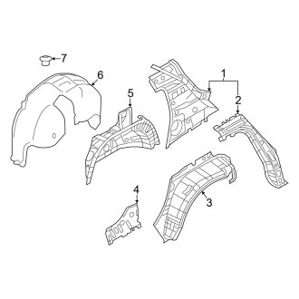 2022 Nissan Leaf OEM Quarter Panels & Parts — CARiD.com