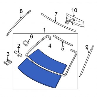 Nissan Sentra Replacement Windshield Glass — CARiD.com