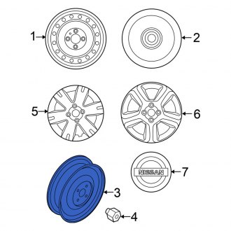 Nissan Sentra OEM Wheels | Original Steel & Alloy Wheels — CARiD.com