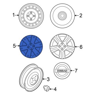 Nissan Sentra Hub Caps, Wheel Covers & Wheel Skins | CARiD
