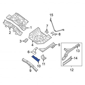 Nissan Sentra Replacement Floor Pans — CARiD.com