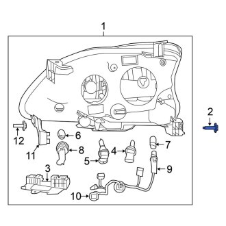 Nissan Rogue OEM Lighting | Headlights, Fog & Tail Lights — CARiD.com