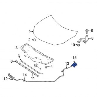 Nissan Sentra Hood Release Cables & Handles — CARiD.com