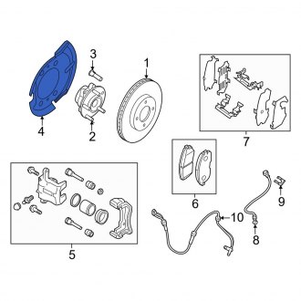 Nissan Sentra Brake Dust Shields & Backing Plates | CARiD