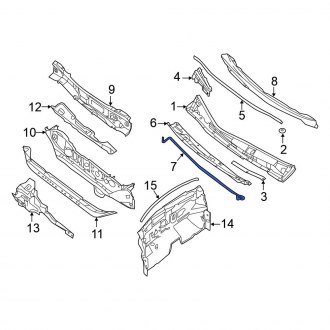 Nissan Sentra Hood Weatherstripping Seals — CARiD.com