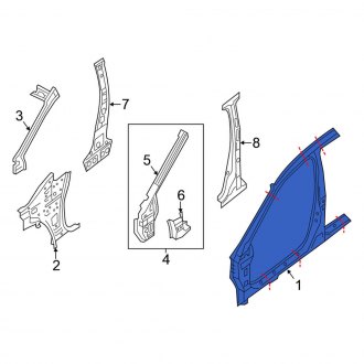 Nissan OE™ Chassis Frames & Body - CARiD.com