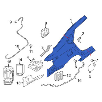 Nissan Car/Truck Replacement Quarter Panels & Parts | CARiD