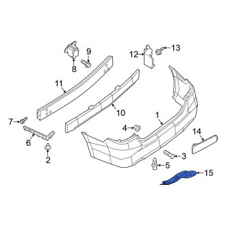 Nissan Sentra Replacement Bumper Moldings & Trim | CARiD