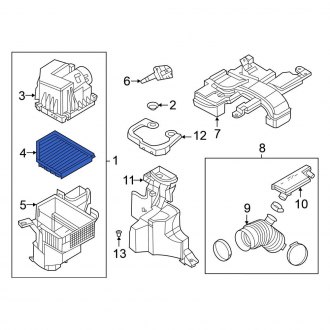 Nissan OEM Air Intake Parts - Filters, Manifolds | CARiD