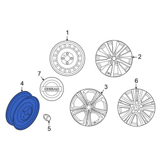 Nissan Kicks Factory Steel Wheels | CARiD