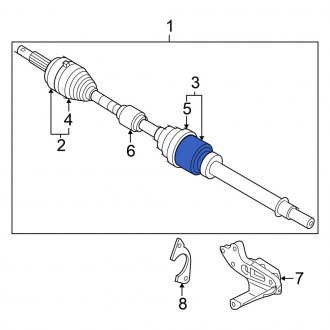 Nissan NV OEM Driveline & Axle Parts | Hubs, CV-Joints — CARiD.com