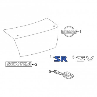 Nissan OE™ Emblems & Logos - CARiD.com