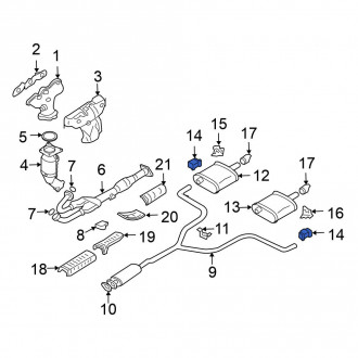 Nissan Maxima OEM Exhaust Parts - Systems, Tips, Pipes | CARiD