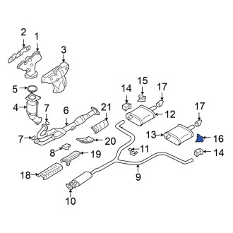 Nissan Altima OEM Exhaust Parts | Systems, Tips, Pipes — CARiD.com
