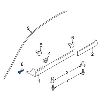 Nissan Rocker Panel Hardware | Fasteners, Clips, Brackets — CARiD.com