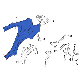 Nissan OEM Quarter Panels & Parts | Rear & Front — CARiD.com