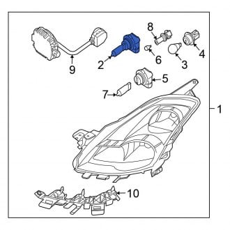 Nissan Kicks OEM Headlights | Projector, LED, HID, Halo — CARiD.com