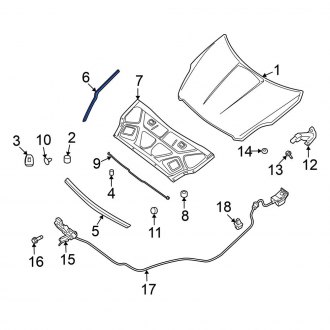 Hood Seals - Replacement Weather Stripping | CARiD