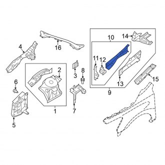 Nissan Altima Replacement Chassis Frames & Rails - CARiD.com