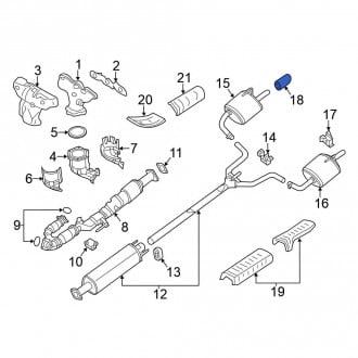 Nissan Altima OEM Exhaust Parts | Systems, Tips, Pipes — CARiD.com