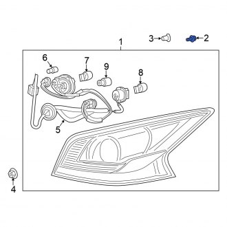 Nissan Sentra OEM Tail Lights | LED, Fiber Optic — CARiD.com