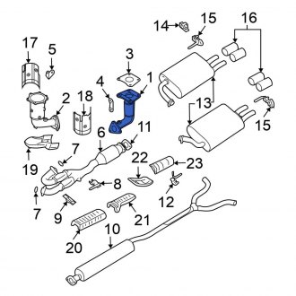 Nissan Quest OEM Exhaust Parts - Systems, Tips, Pipes | CARiD