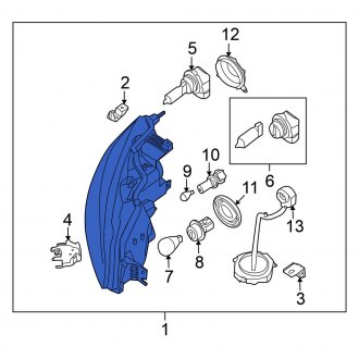 Nissan Maxima OEM Headlights - Factory Headlights | CARiD