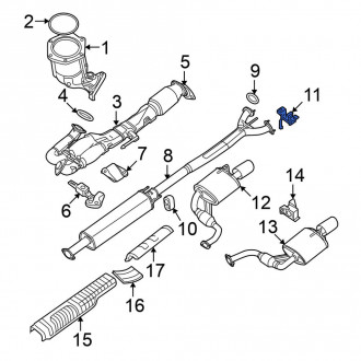 Nissan Maxima OEM Exhaust Parts | Systems, Tips, Pipes — CARiD.com