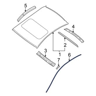 Nissan Maxima OEM Roofs & Parts - Panels, Drip Rails | CARiD