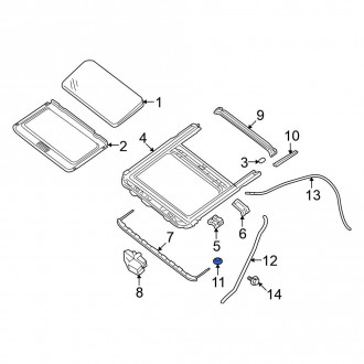 Nissan Maxima Roof Seals & Moldings | CARiD