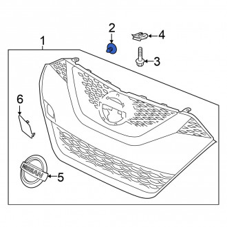 Nissan Grille Brackets & Hardware | Clips, Brackets — CARiD.com
